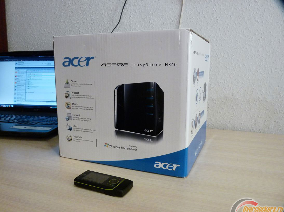 Acer Aspire easyStore H340 - компактное дисковое хранилище для ...