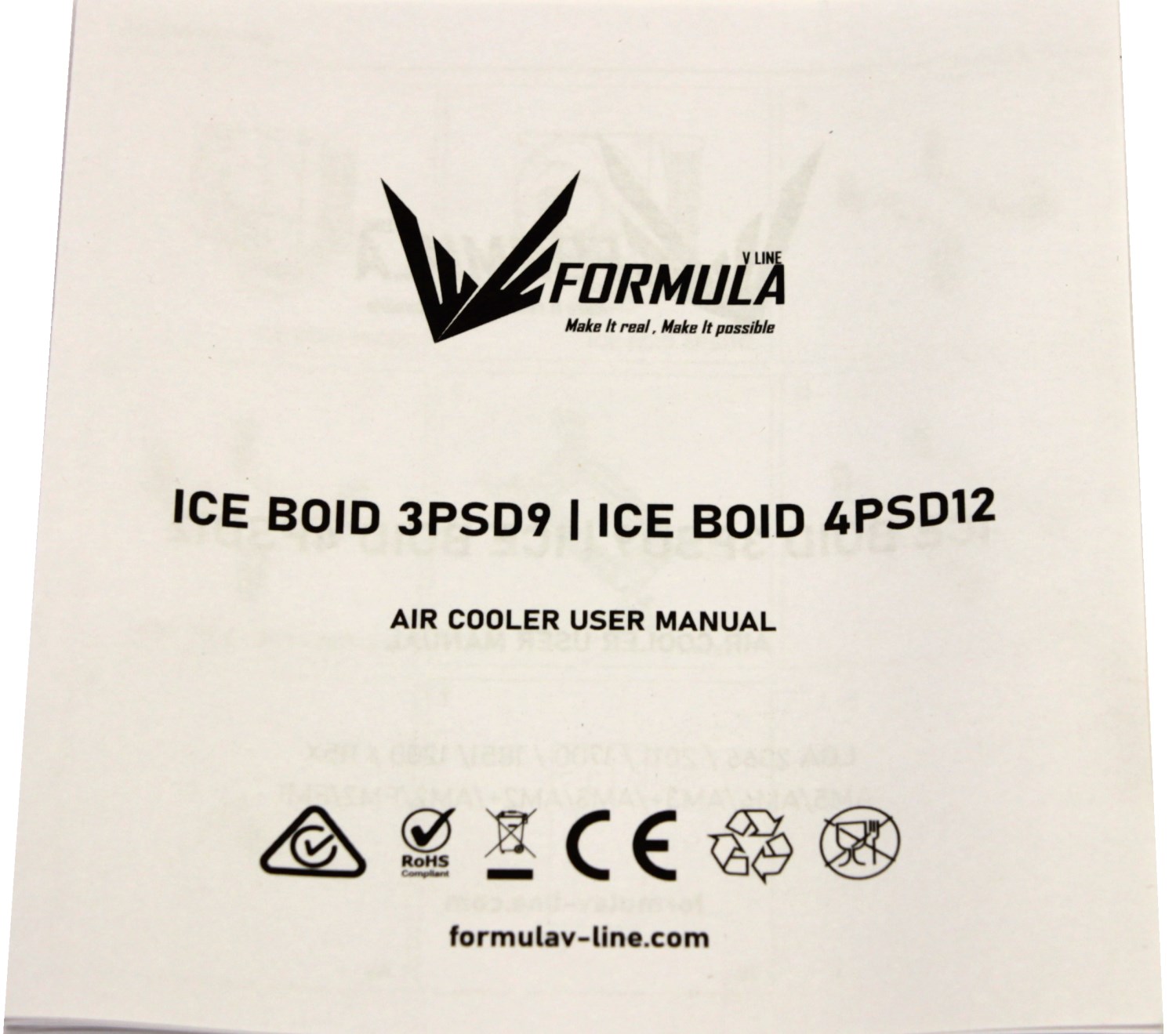 Обзор процессорного кулера Formula V Line Ice Boid 4PSD12