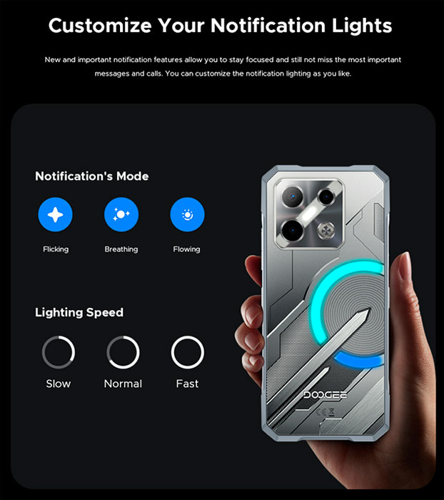 Смартфоны Doogee Blade GT Play и Pro выходят с RGB-подсветкой и защитой ...